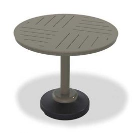 Buy Now 42" Round Marine Grade Polymer Top Commercial Dining Height 80 ...