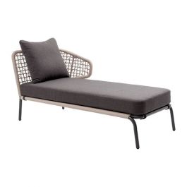 Fiji Aluminum Commercial Outdoor Daybed With Left Arm-VERO-BEACH-CHAISE ...