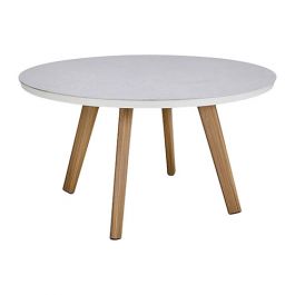 Jumbo 55" Round Aluminum Commercial Outdoor Dining Table-JUMBO-DH-55-RD-CER