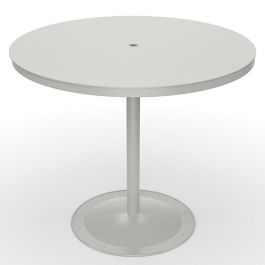Buy Now 48" Round Commercial Solid Top With Bistro Bar Table Base by LC ...