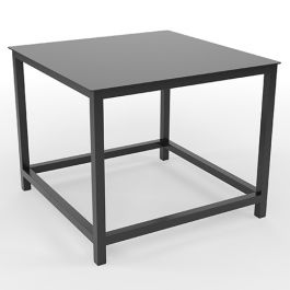 Santa Barbara 24" Square Commercial Side Table with Solid Top by LC ...