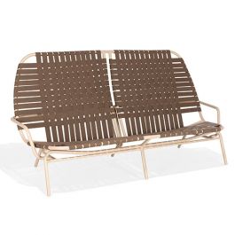 Surf Suncloth Weave Commercial Loveseat - Texacraft Furniture - M8322