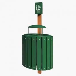 Buy Now - Commercial Recycled Plastic Pet Waste Station w/20 Gal ...