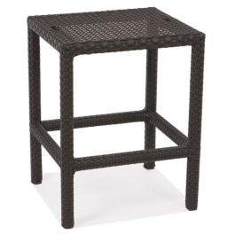 Shop Now Nexus Rosewood Weave Commercial Backless Bar Stool - Texacraft ...