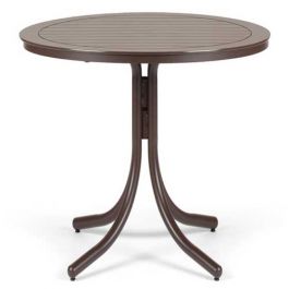 Buy Now 36" Round Slat MGP Top Commercial Bar Height Table w/ hole by ...