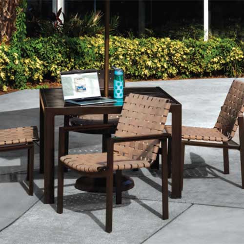 Commercial Meza Suncloth Weave Outdoor Furniture Collection | Texacraft ...