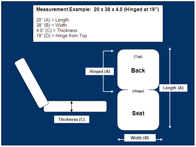 How To Measure Cushions - View and Order Now!